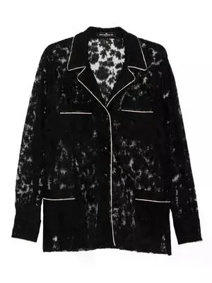 Ermanno Scervino Lace-panelled Button-up Shirt