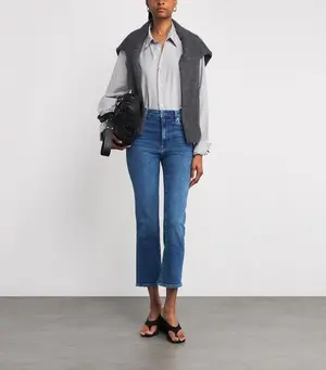 FRAME The Pencil Crop Slim Jeans