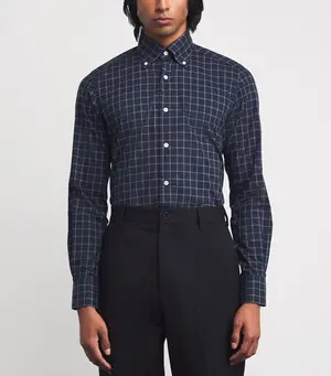 100HANDS Cotton Check Shirt