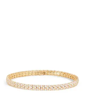 Shay Diamond And Yellow Tennis Bracelet - Gold