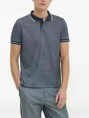 JOOP! Talon Cornflower Patterned Tipped Polo Shirt
