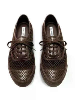 AQUAZZURA Mesh-paneled Sneakers - Brown