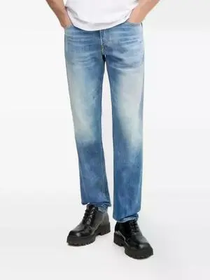 DIESEL® Light Wash Cotton Jeans