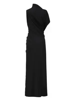 OUDE WAAG Asymmetric Draped Dress