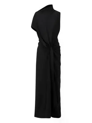 OUDE WAAG Asymmetric Draped Dress