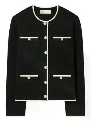Tory Burch Kendra Buttoned Cardigan - Blue