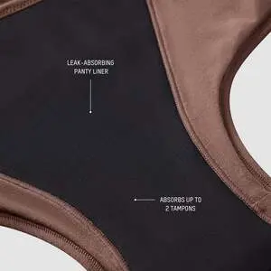 SKIMS Period Panties Thong - Umber