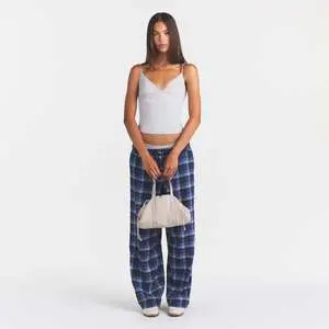 SKIMS Mini Nylon Drawstring Bag - Stone