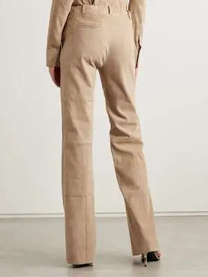 Stouls Oswald Suede Straight-leg Pants