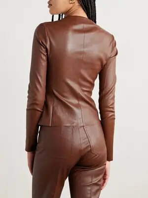 Stouls Imany Leather Top - Brown