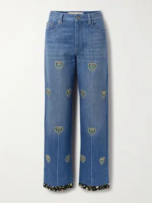 Valentino Garavani Floral Jeans For Women