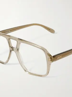 Loewe Aviator-style Acetate Optical Glasses