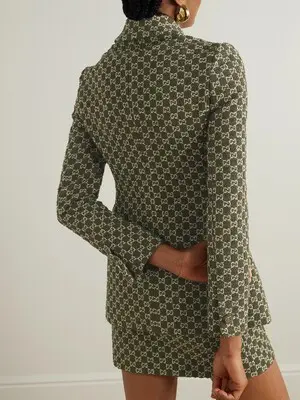 Gucci Jacquard-knit Cotton-blend Bouclé Jacket