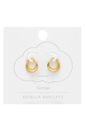 Estée Lauder Layered Hoop Earrings - Gold
