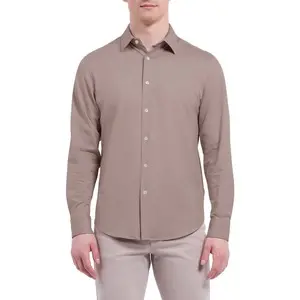 Bugatchi James Ooohcotton® Button-up Shirt - Camel