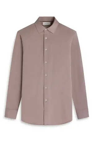 Bugatchi James Ooohcotton® Button-up Shirt - Camel