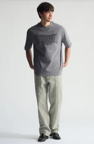 Brooklyn Industries Wide-leg Cargo Pants