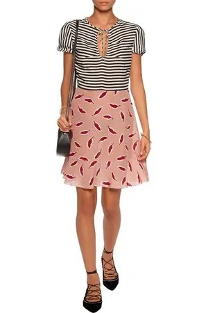 Red Valentino Printed Mini Dress