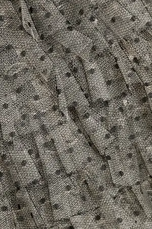 Red Valentino Point D'esprit Mini Skirt - Black