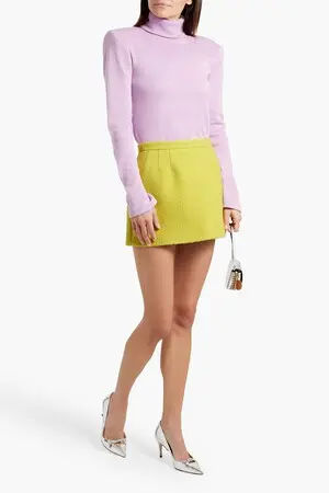 Red Valentino Wool-bouclé Mini Skirt