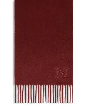 Max Mara Dalia Cashmere Scarf - Bordeaux