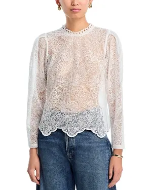 Women's Lace Sleeve Blouses