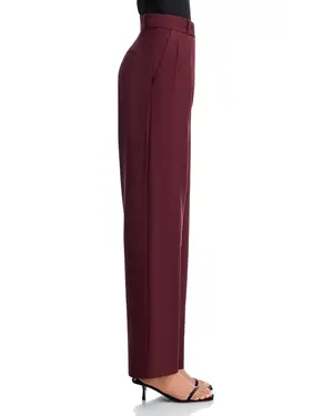 Aqua Asymmetrical Suit Pant