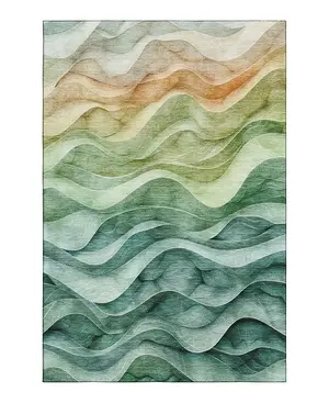 DALYN RUG COMPANY Dalyn Pacifica Pa4 Area Rug, 10' X 14 - Teal