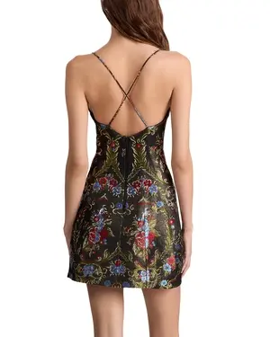 Alice + Olivia Tayla Jacquard Mini Dress