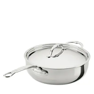 HESTAN Probond Luxe 5-quart Professional Clad Stainless Steel Essential Pan With Lid - Silver