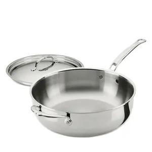 HESTAN Probond Luxe 5-quart Professional Clad Stainless Steel Essential Pan With Lid