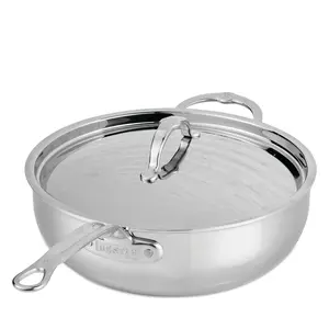 HESTAN Probond Luxe 5-quart Professional Clad Stainless Steel Essential Pan With Lid