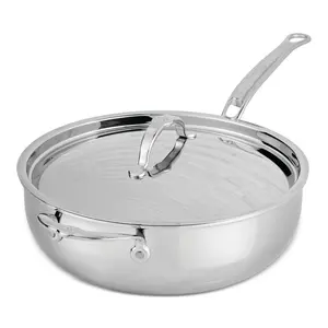 HESTAN Probond Luxe 5-quart Professional Clad Stainless Steel Essential Pan With Lid
