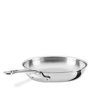 HESTAN Probond Luxe 8.5 Professional Clad Stainless Steel Skillet - Silver