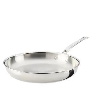 HESTAN Probond Luxe 12.5 Professional Clad Stainless Steel Skillet