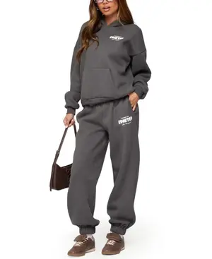 EDIKTED Lounge Edit Sweatpants - Dark-gray
