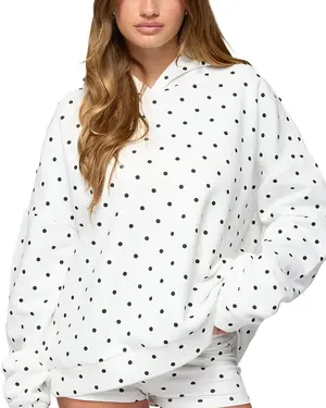 Polka Dots Sweatshirts Hoodies For Women
