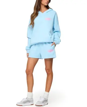 EDIKTED Hoodie - Light Blue