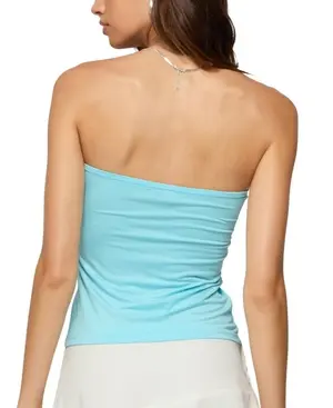EDIKTED Seaborn Strapless Twist Front Top