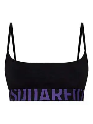 Dsquared2 Logo-band Bralette - Black