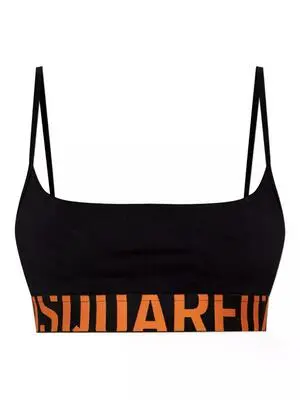 Dsquared2 Logo-band Bralette - Grey