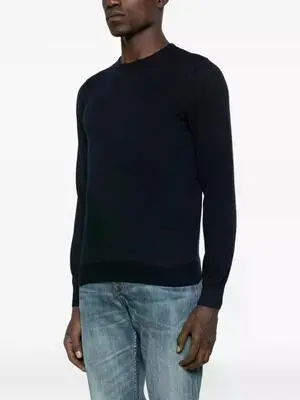 Tagliatore Virgin Wool Sweater - Blue