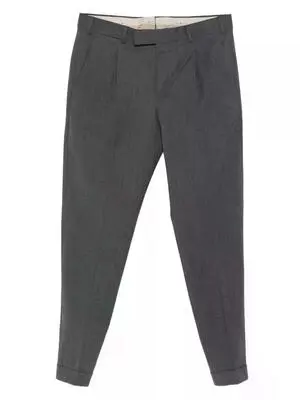 PT TORINO Pleated-cuff Trousers - Grey