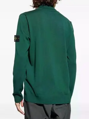 Stone Island Roll-neck Patch-pocket Sweater