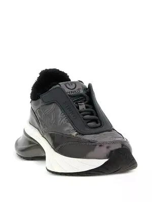 Pinko Ariel 19 Quilted Sneakers - Grey