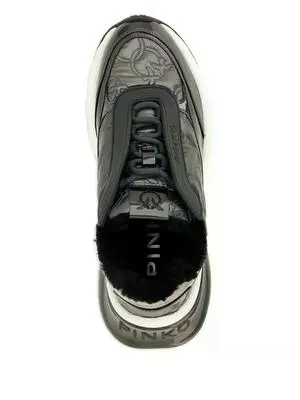 Pinko Ariel 19 Quilted Sneakers - Grey