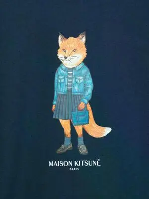 Maison Kitsuné Dressed Fox-print Sweatshirt