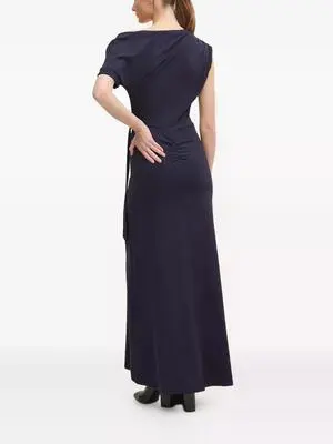 Diane Von Furstenberg Asymmetric Neck Maxi Dress