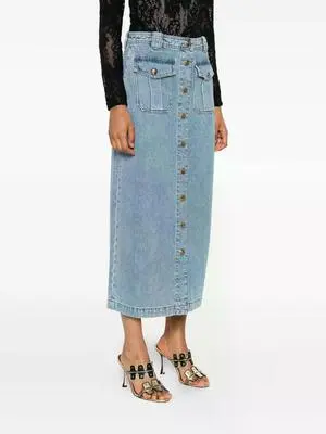 Zimmermann Snap-button Flap-pocket Midi Skirt