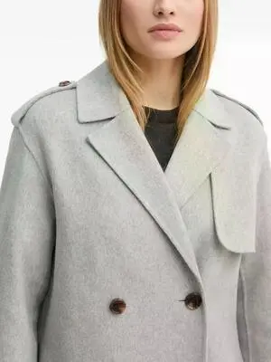 Theory Wool-cashmere Double-breasted Coat